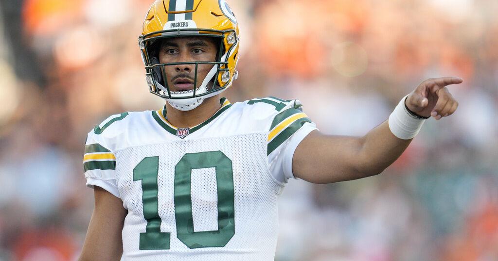 Packers quarterback Jordan Love is perfectly steady
