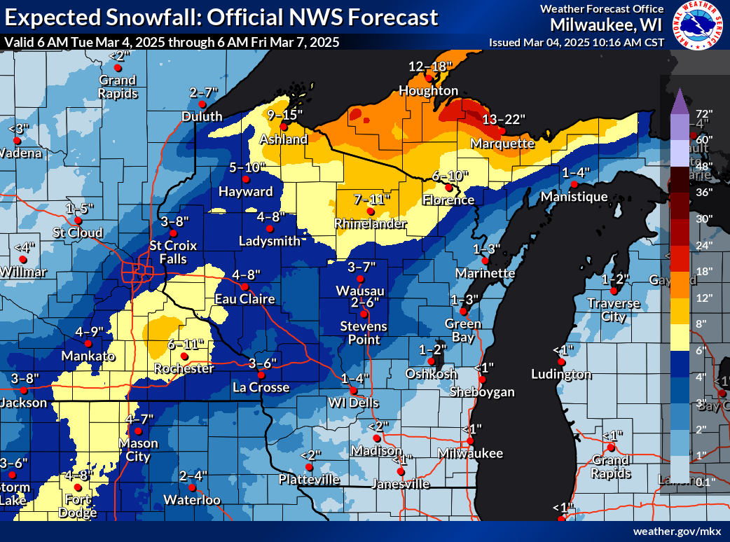 Powerful system to hit Wisconsin with heavy rain, snow, wind
