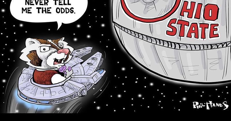 Hands on Wisconsin: Bucky takes on the Ohio State Death Star