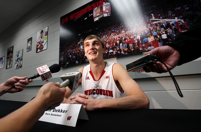 Tom Oates: Badgers’ Dekker playing at a whole different level