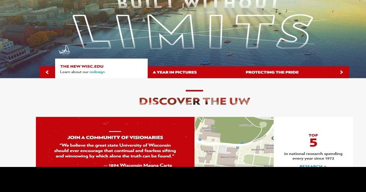 UW-Madison debuts new website design