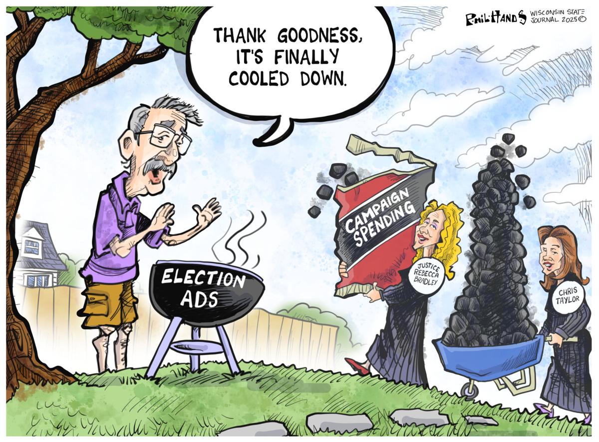 Speaker Johnson helps Trump style big, beautiful comb-over