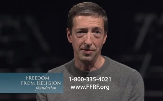 Freedom From Religion ad by Ron Reagan airs on Comedy Central