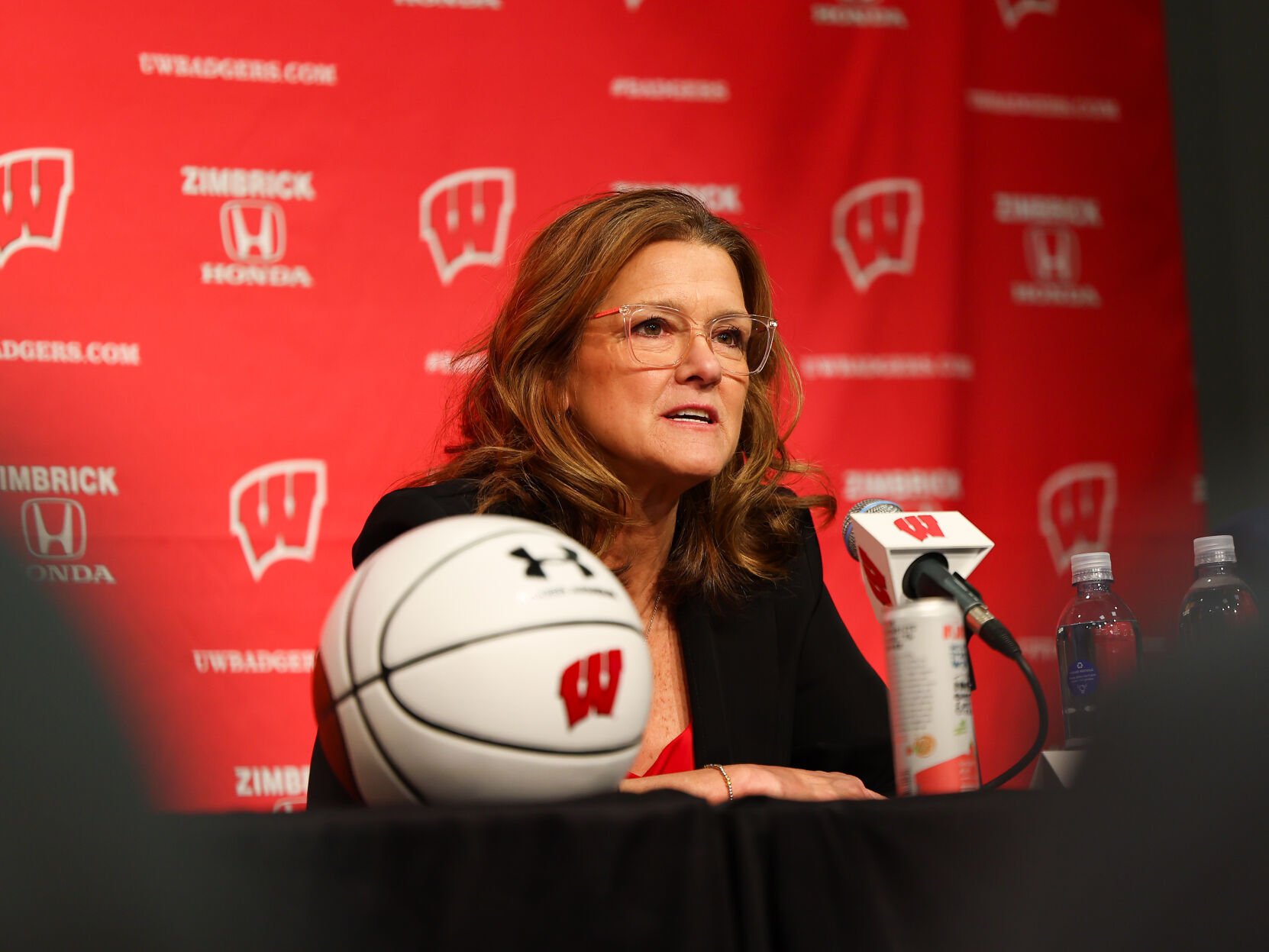 Robin Pingeton introduced as new Badgers coach
