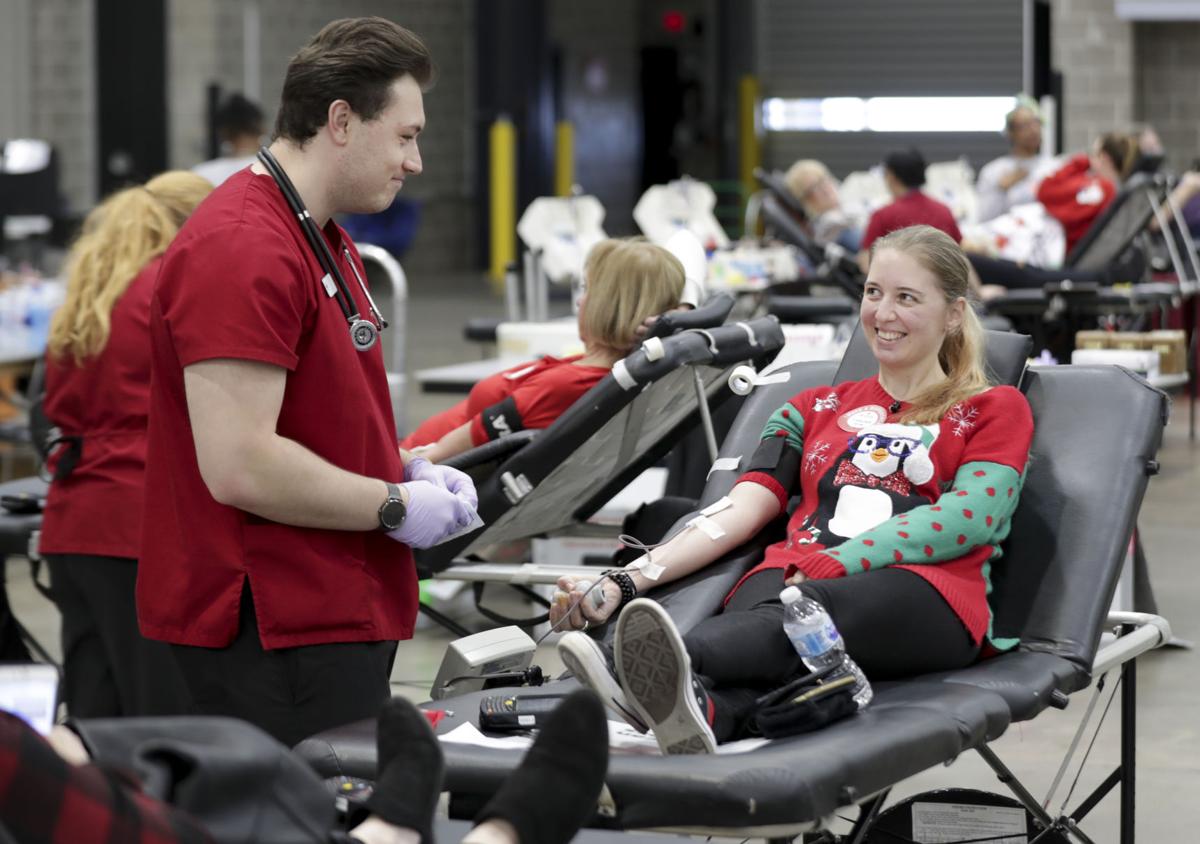 Holiday blood drive underway at Alliant Energy Center's Exhibition Hall
