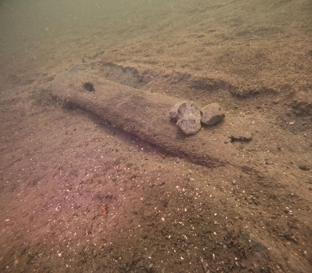 Here are the ancient canoes found in Lake Mendota so far