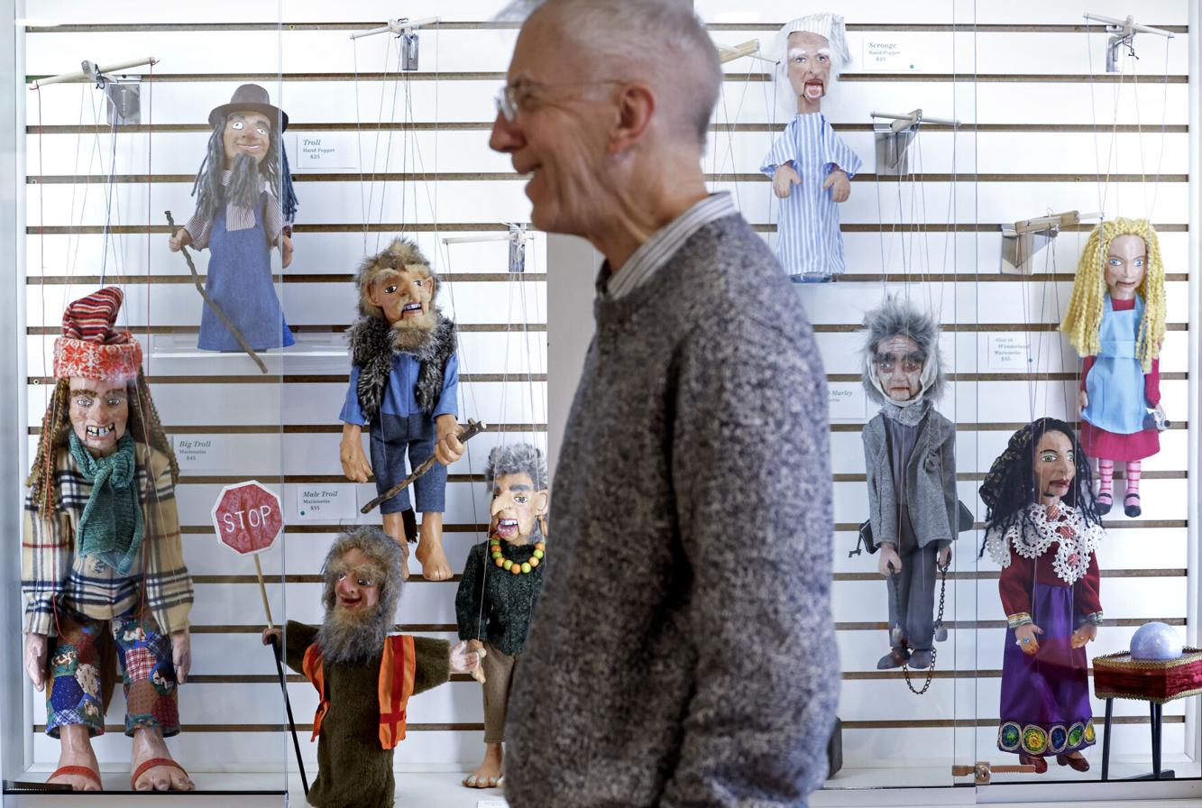 From trolls to Trump, Ken Vogel's puppets now in Mount Horeb