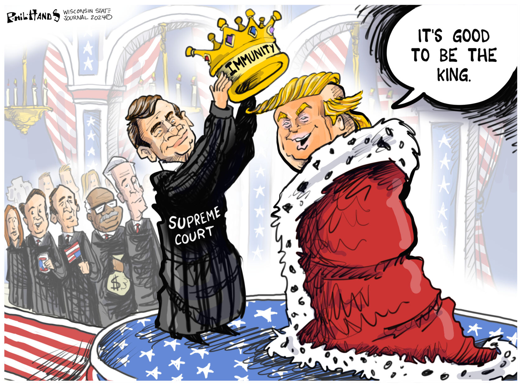 Phil Hands picks his favorite political cartoons of 2024