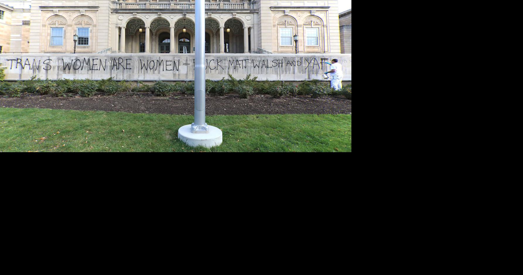 Damage to Memorial Union, Alumni Park 'extensive' from graffiti over ...