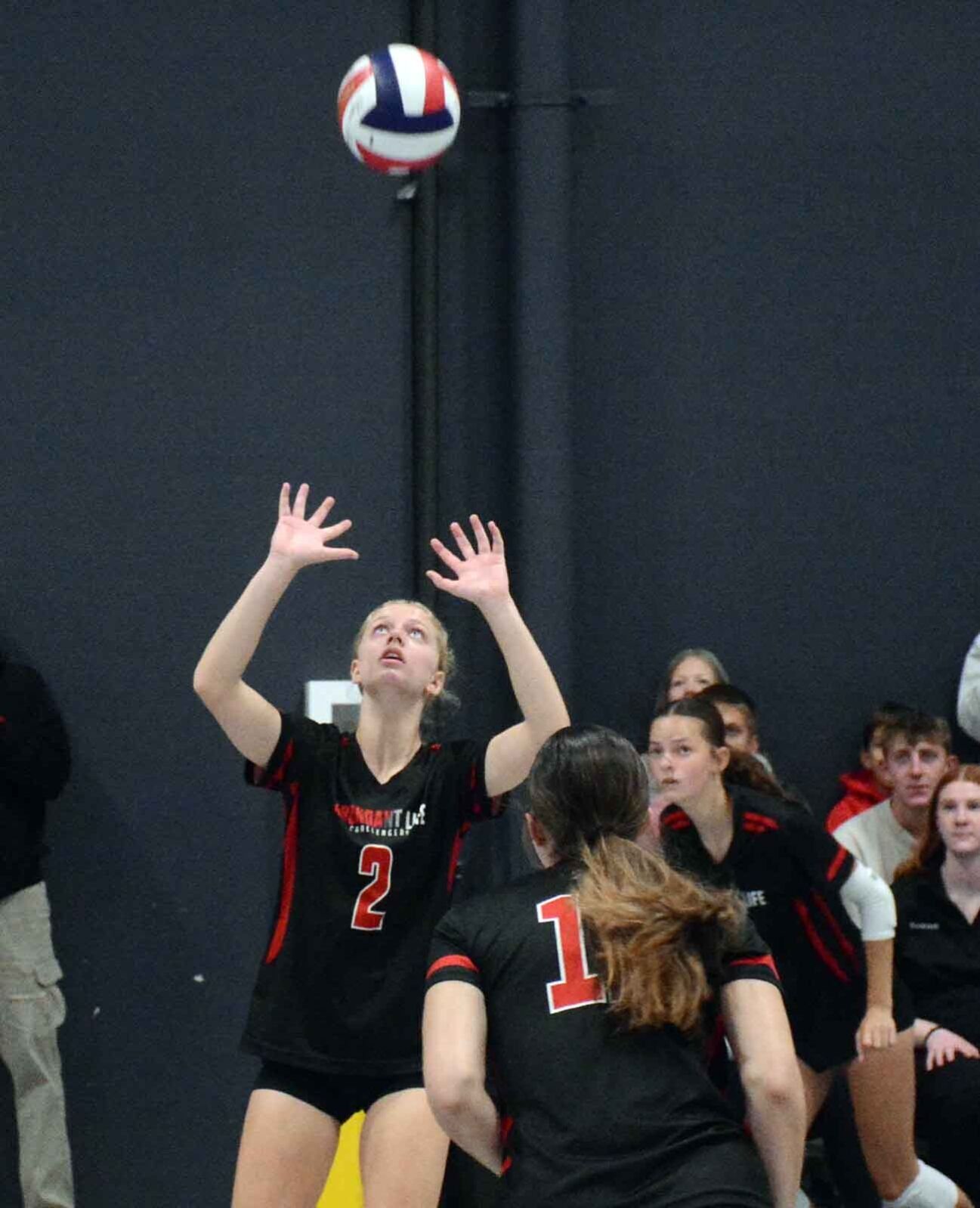 Photos: Scene from the Trailways Conference volleyball tournament