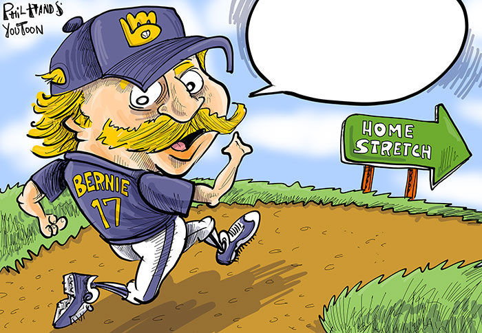 Bernie heads for the home stretch in this week's contest