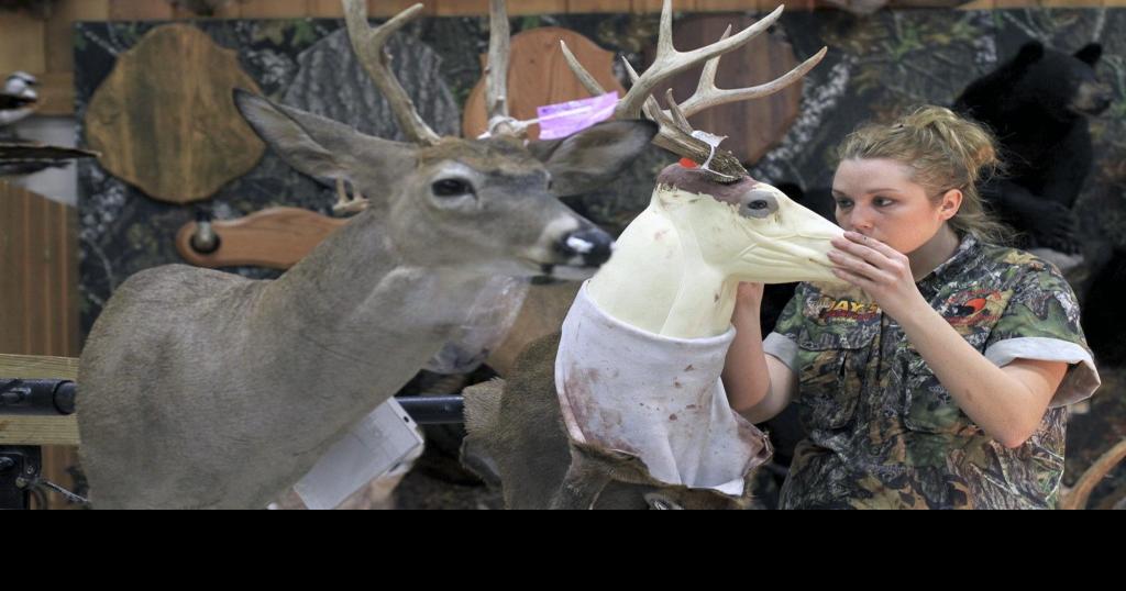 Taxidermist loves her job