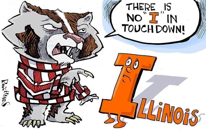 Hands on Wisconsin: Help us pick this week's Badgers game day cartoon