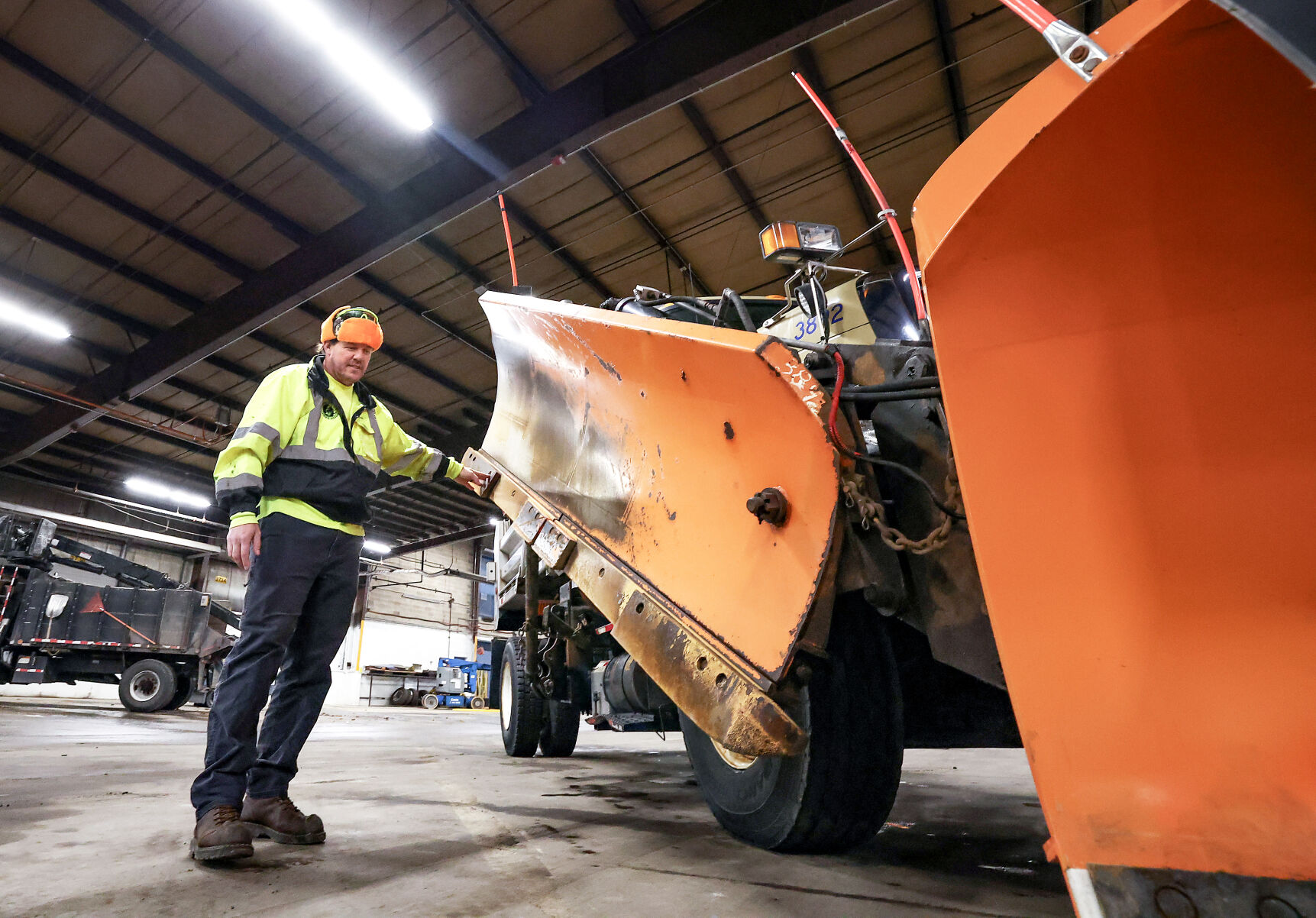 Snow plow driver talks about clearing miles of street
