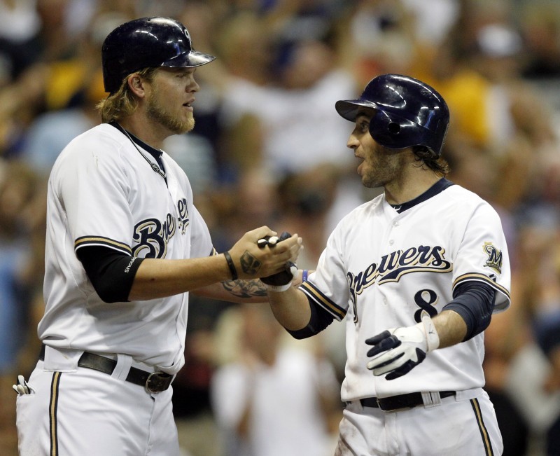 Braun's 'Little League home run' keys Brewers' rally past Cubs