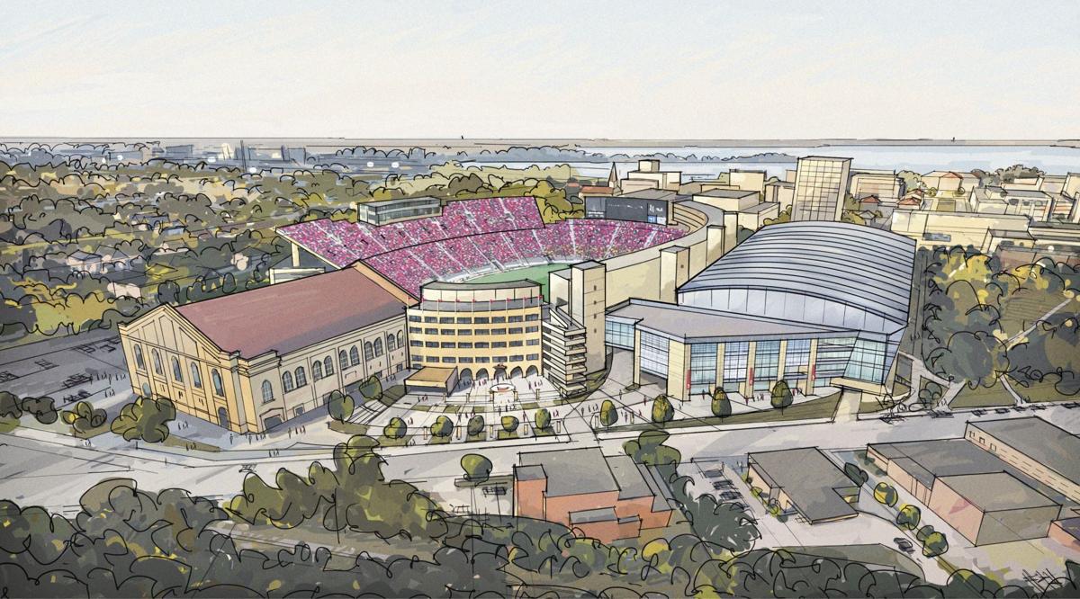 A 300 Million Indoor Football Practice Facility At Wisconsin Is Closer