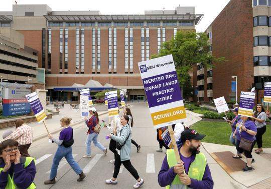 Madison nurses strike begins at UnityPoint Health-Meriter