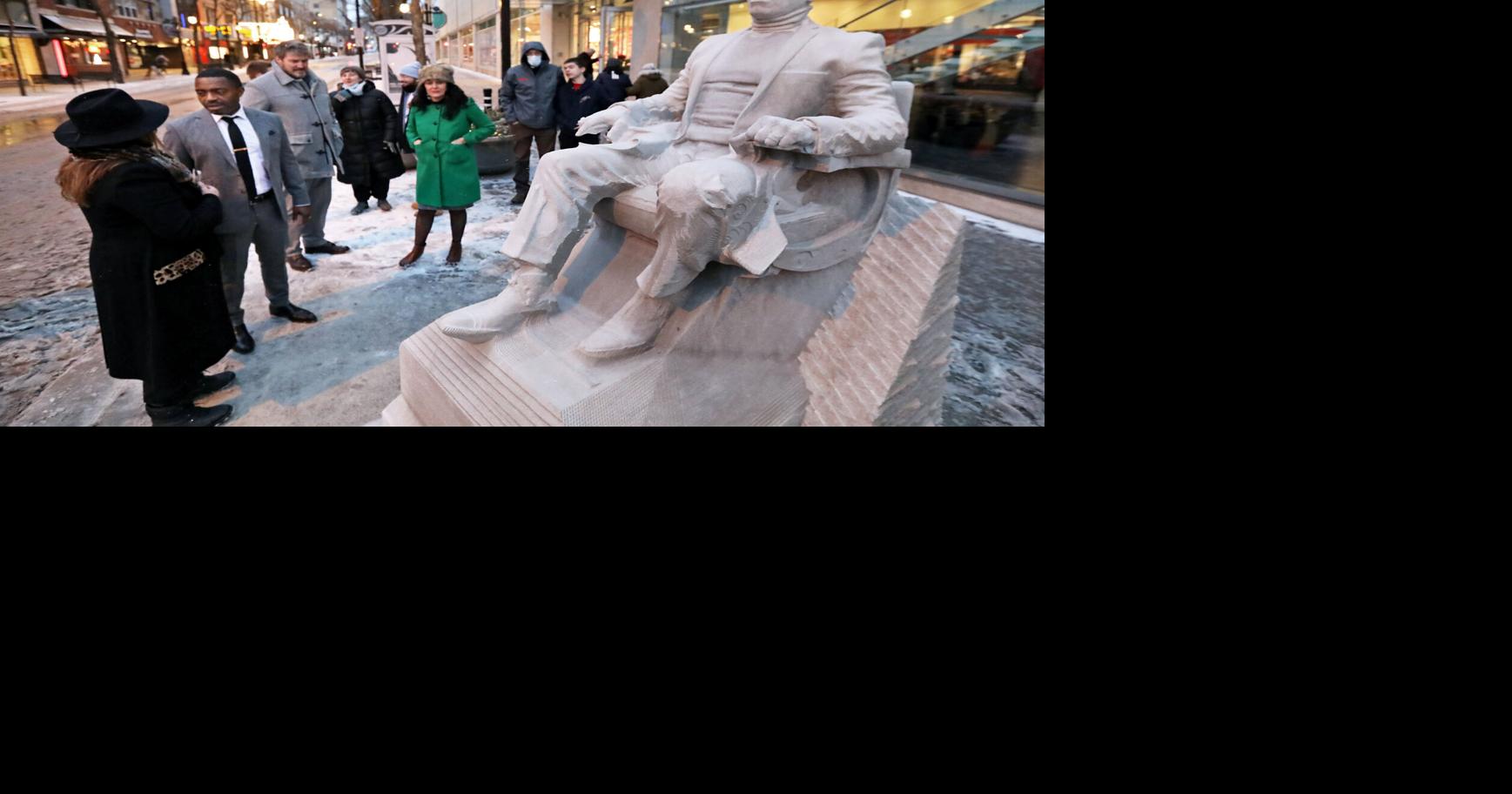 New 'counter monument' sculpture on State Street celebrates shared humanity