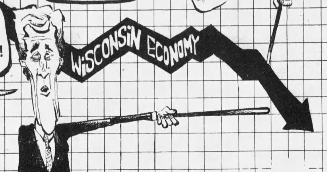 Phil Hands' first political cartoon for the Wisconsin State Journal was ...