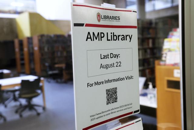UW-Madison to close 2 campus libraries under budget cuts