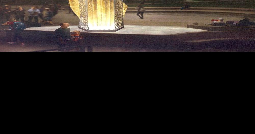 City committee recommends rectangular metal and stone sculpture for ...