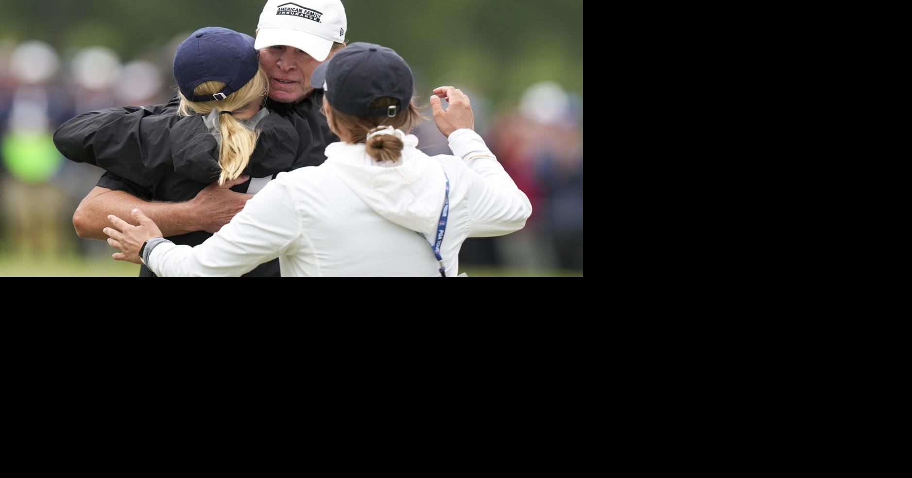 Steve Stricker's family gets in on a breakthrough AmFam Championship ...