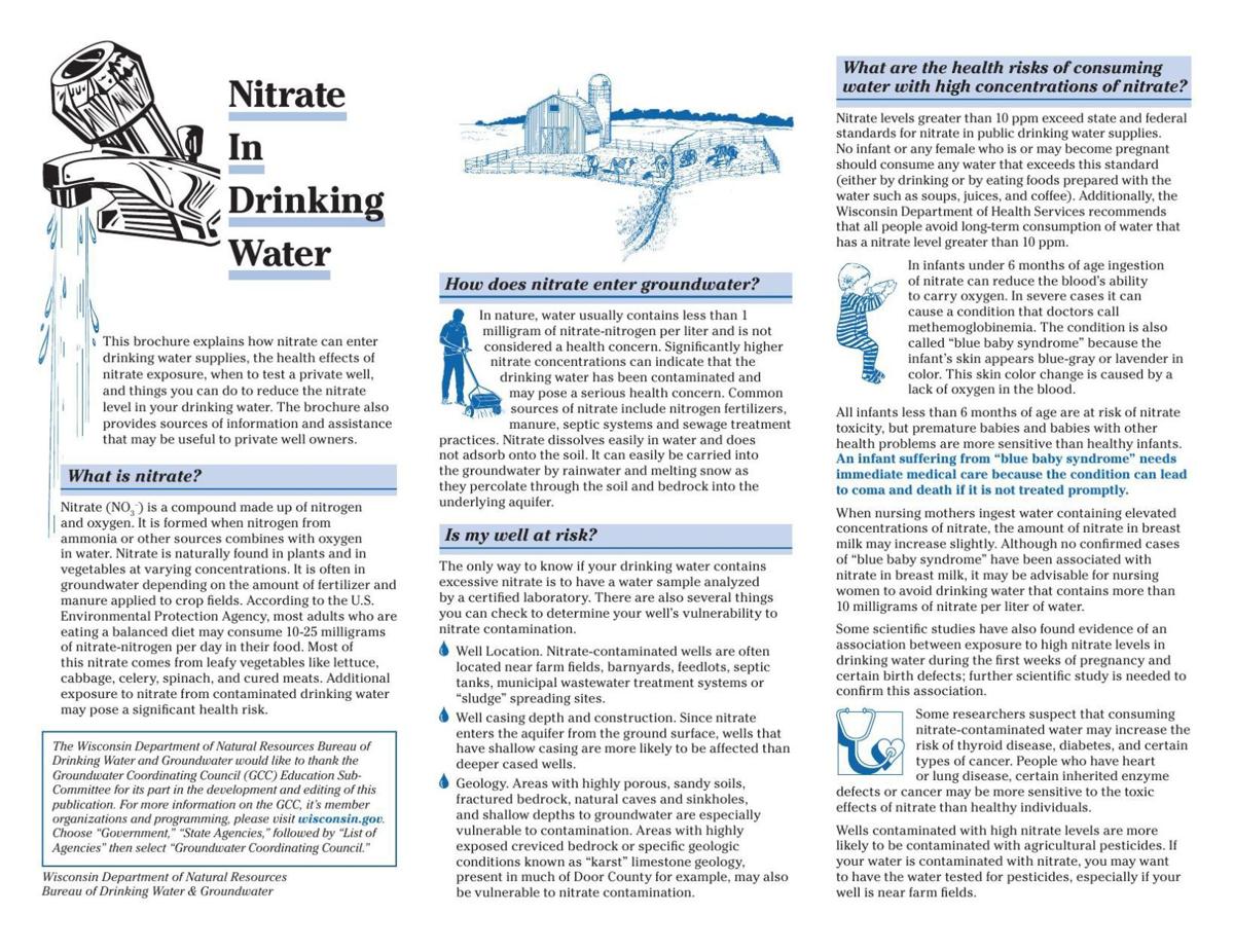 Facts about nitrate contamination of drinking water