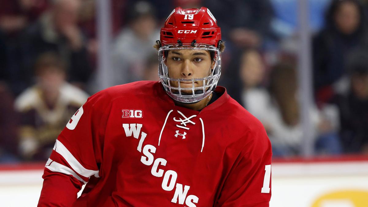 Former Badgers defenseman K'Andre Miller subjected to 'racist, cowardly ...