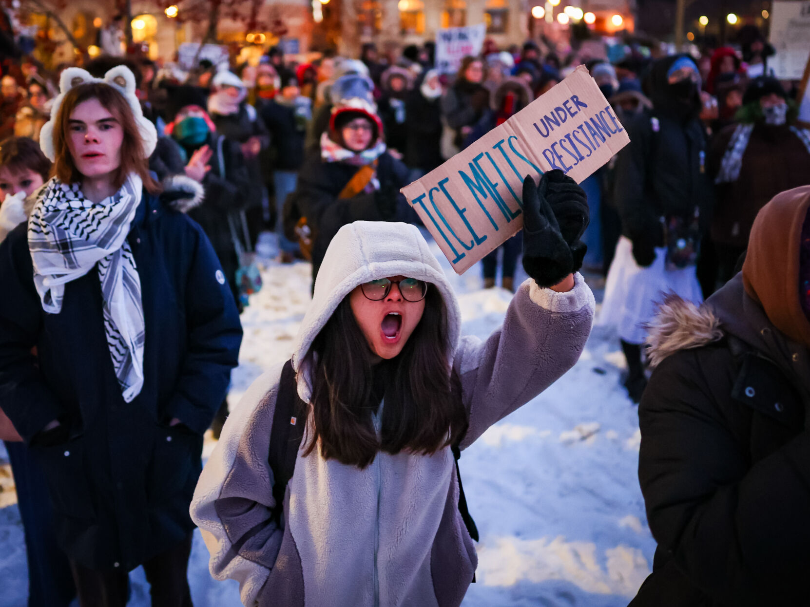 Photos: UW-Madison students protest ICE activity across the country