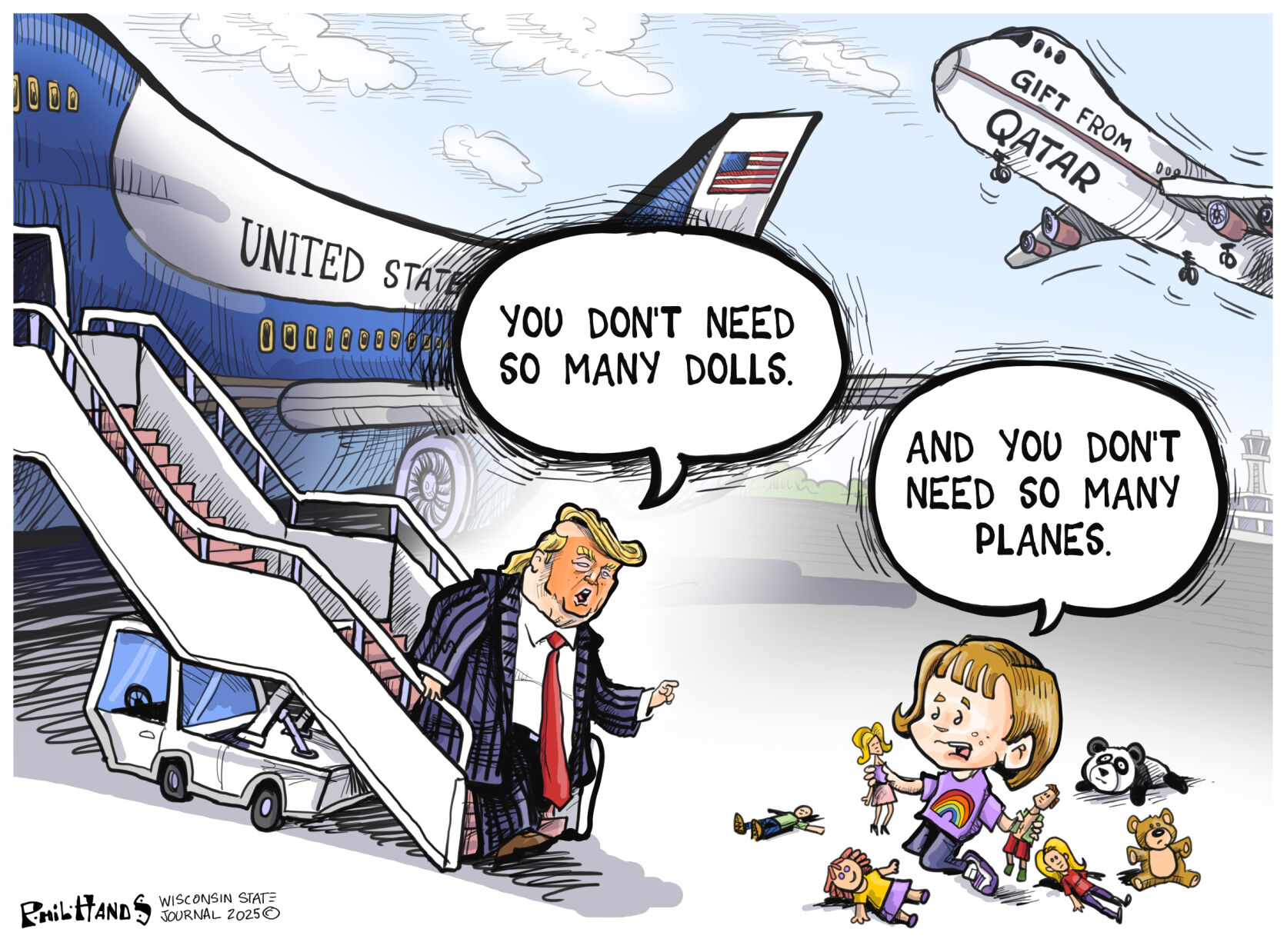 Phil Hands picks his favorite political cartoons of 2025