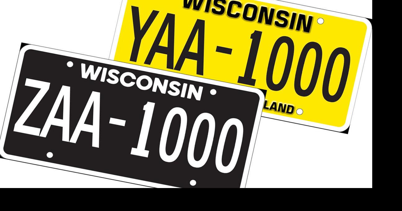 Wisconsin’s black-out license plates are finally here