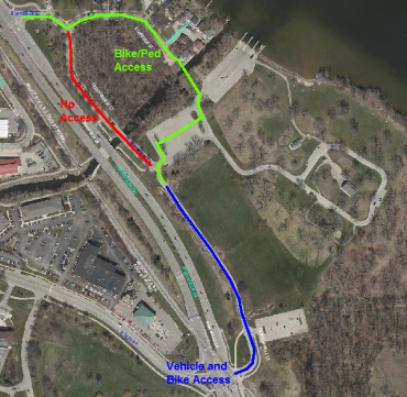 Emergency sewer repairs prompt road closure in Madison's Olin-Turville Park