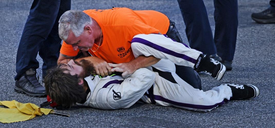 Wild finish at Bowman Gray leads to fight in Winston NC