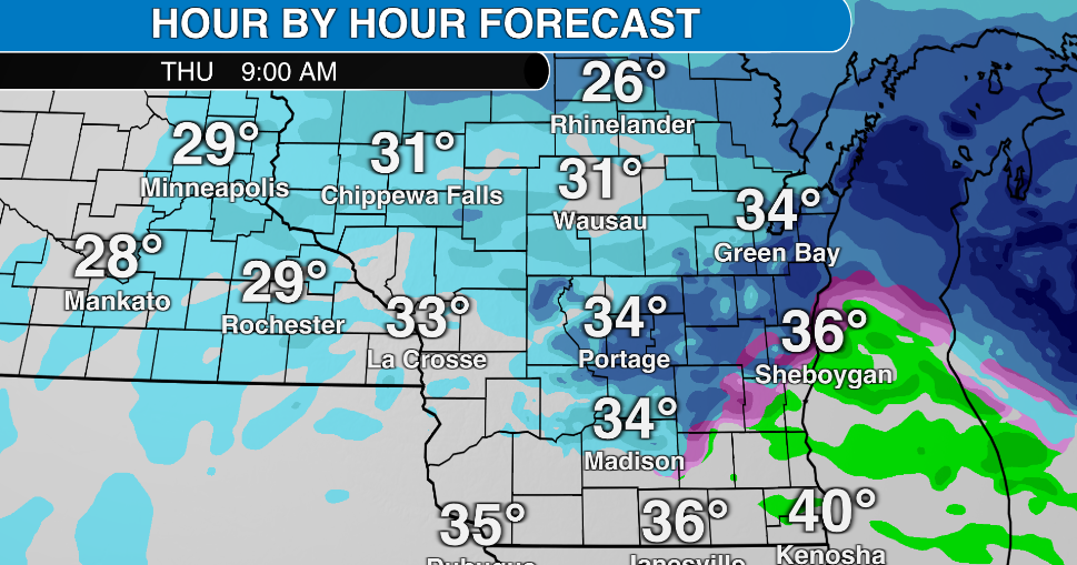 Winter storm continues across Wisconsin Thursday; here's the latest ...