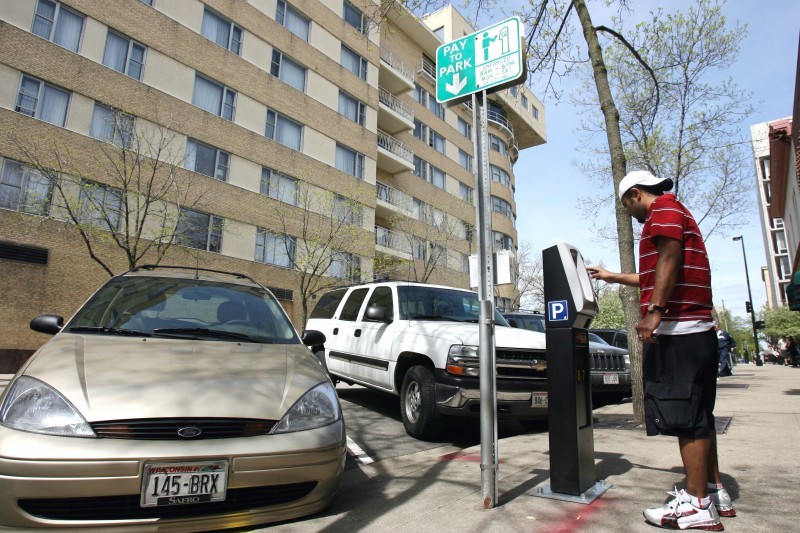 New Downtown parking meters finally make debut