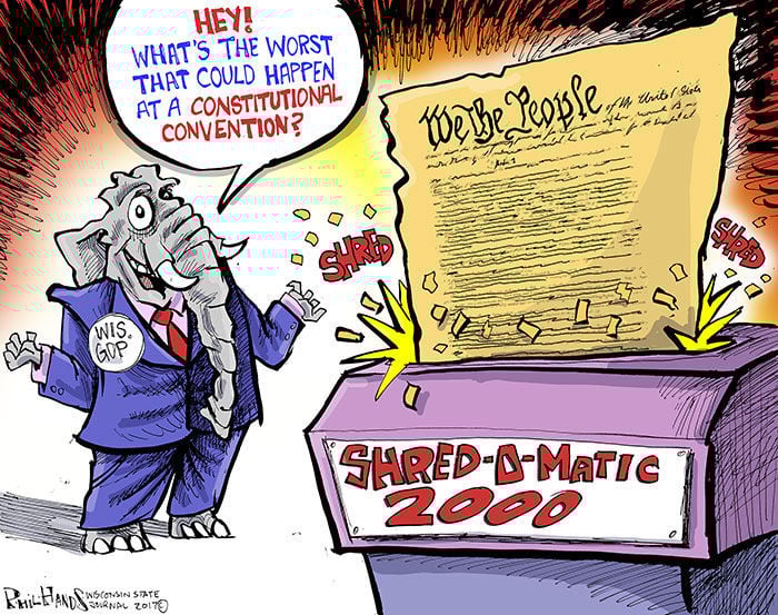 Hands on Wisconsin: Constitutional convention could shred sacred document