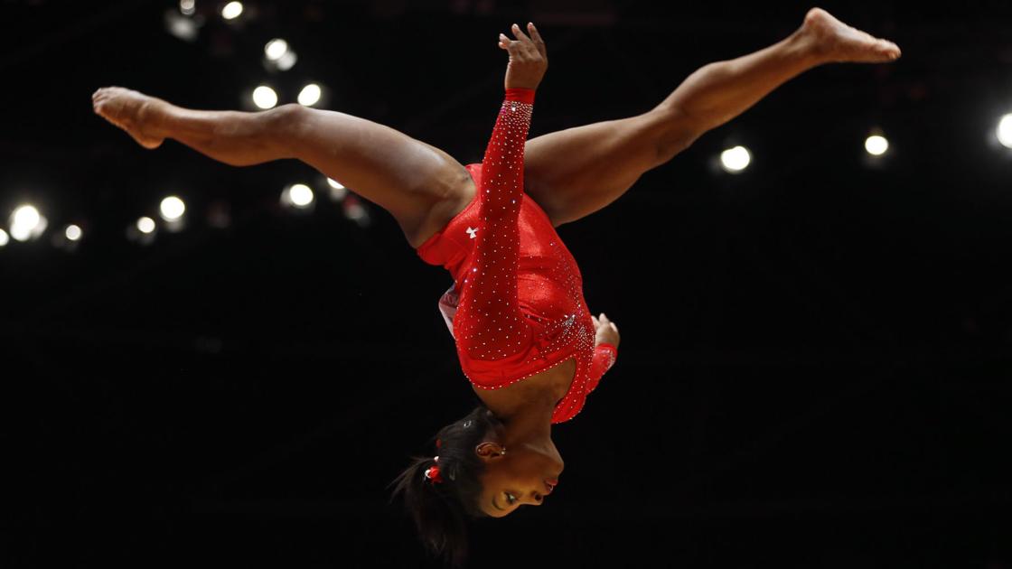Bounding Through The Air A Look At Gymnast Simone Biles In Photos