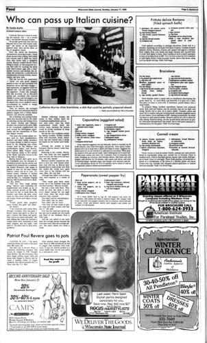 Catherine Murray's 'Cooks' Exchange' column comes to an end