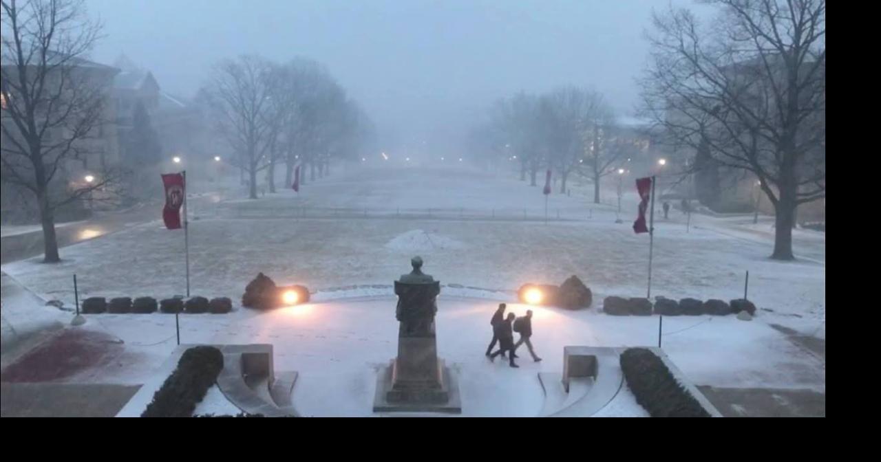 Watch Bascom Hill go from grassy field to snow globe in this time-lapse ...
