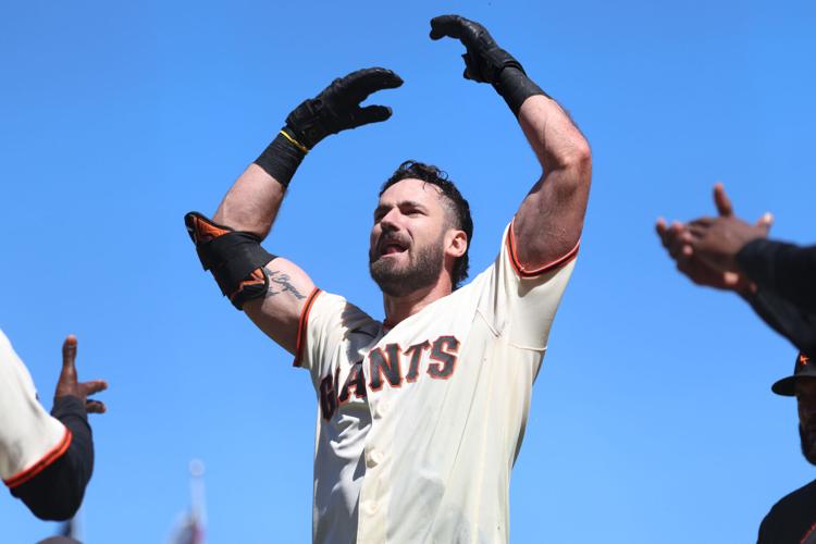 Eldridge's grand slam caps wild comeback as Giants rally from 8 down in ...