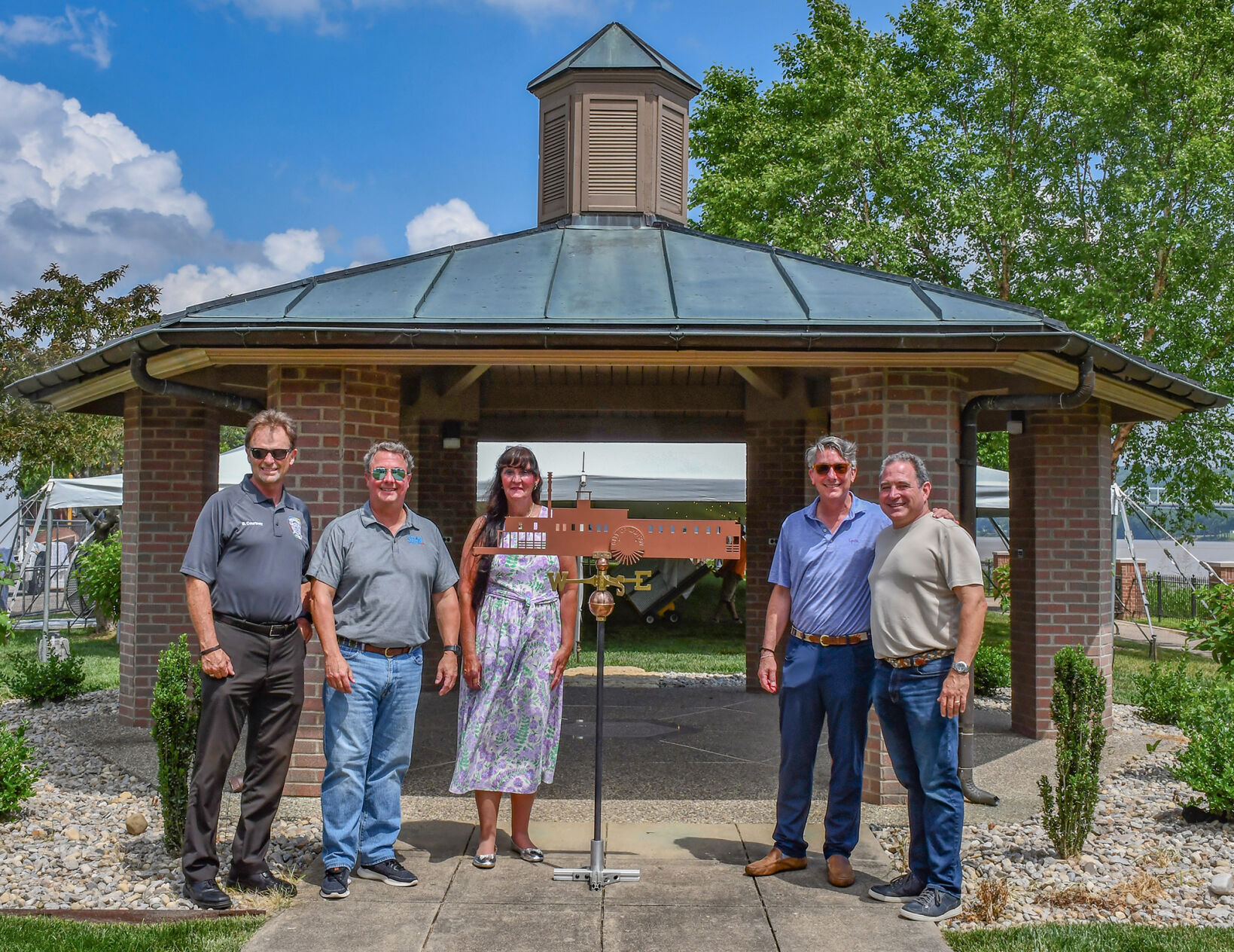 Grote donates new weather vane for Lamplighter gazebo | News ...