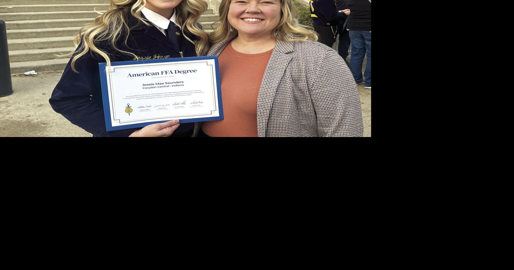 Local FFA members awarded national American FFA Degree | Features ...