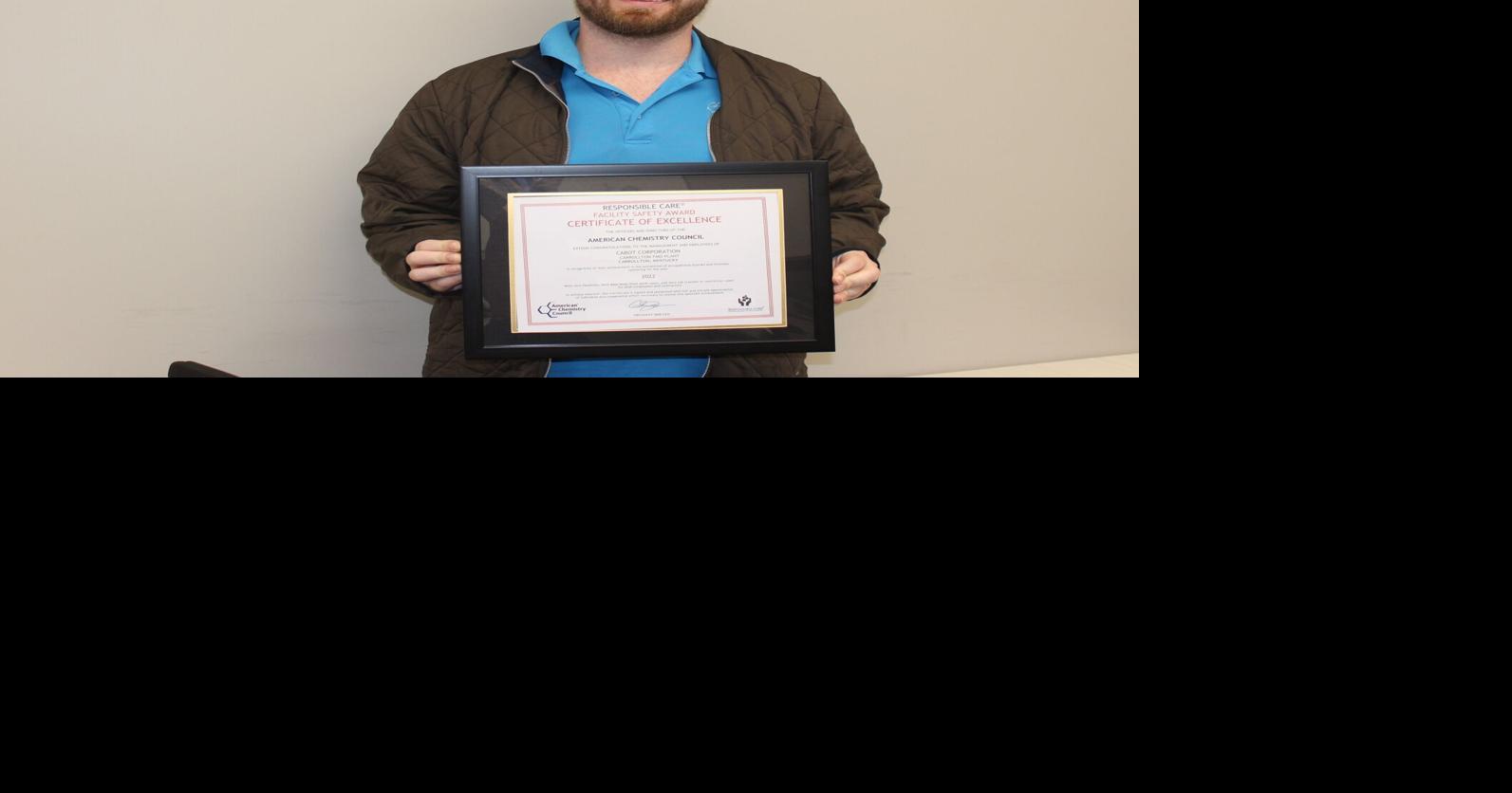 Cabot Corporation receives award for safety excellence | Carroll News ...