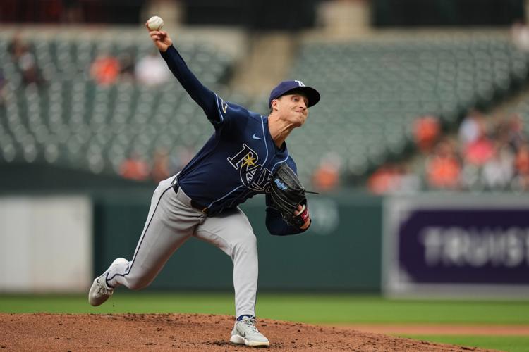 Rays pitcher Griffin Jax leaves start vs. Orioles a few batters after a ...