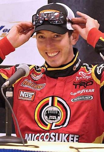 Busch steals spotlight but Sprague runs quickest in test session ...
