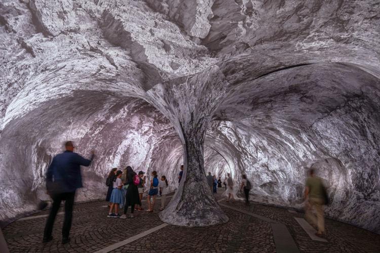 Monumental cave art on Paris' oldest bridge finally opens, as the ...