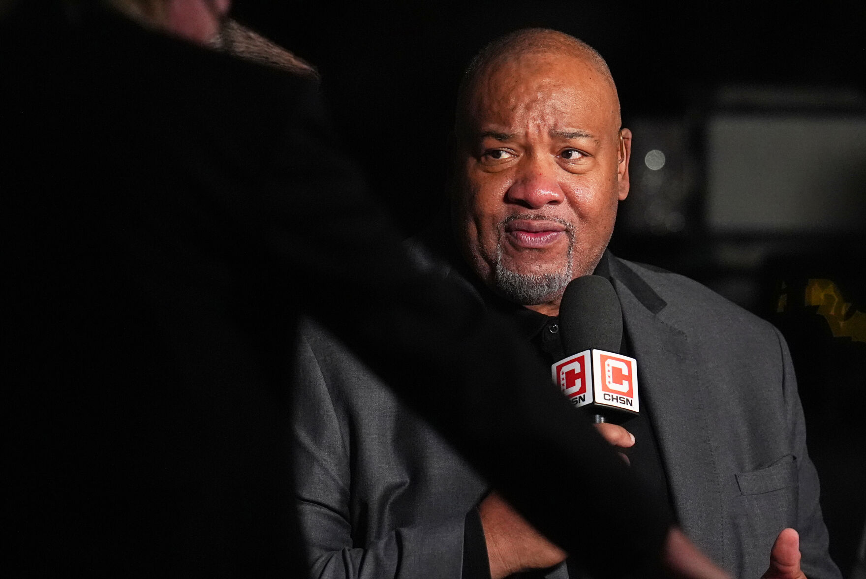 Bulls broadcaster Stacey King, who played on three of Chicago's NBA ...