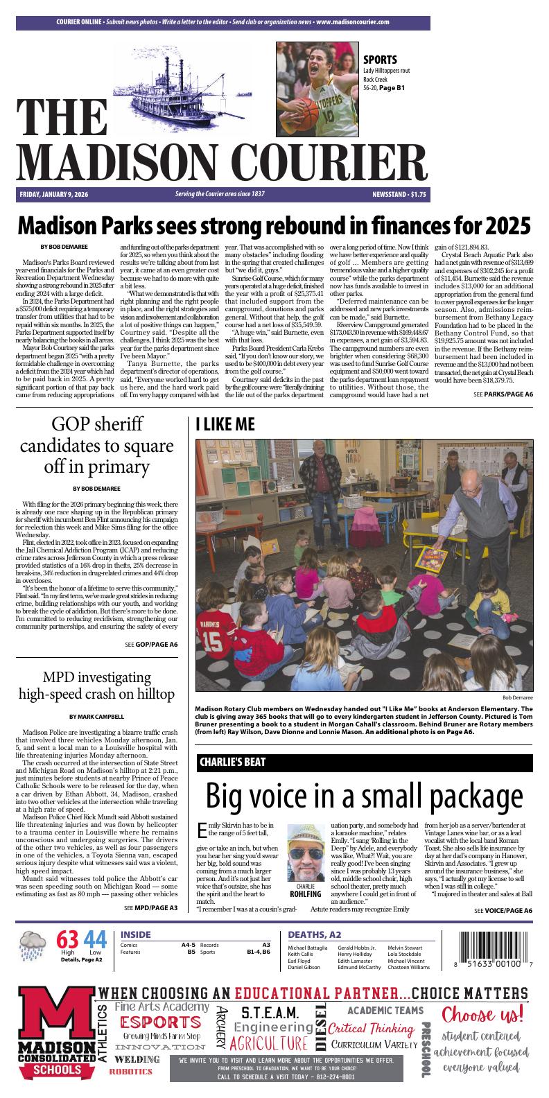Page A01 | e-Edition | madisoncourier.com