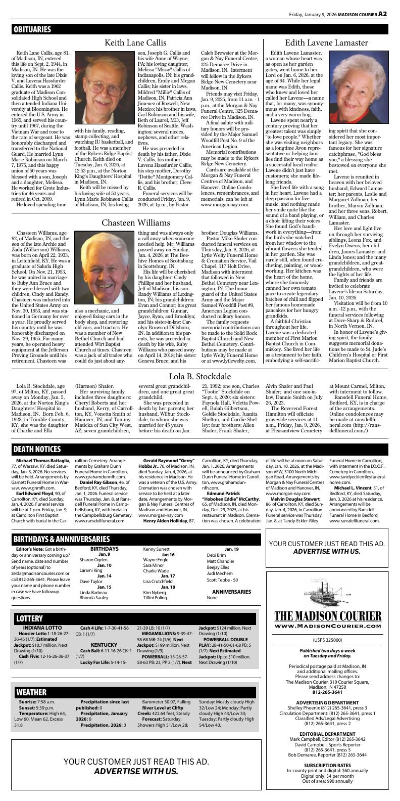 Page A01 | e-Edition | madisoncourier.com