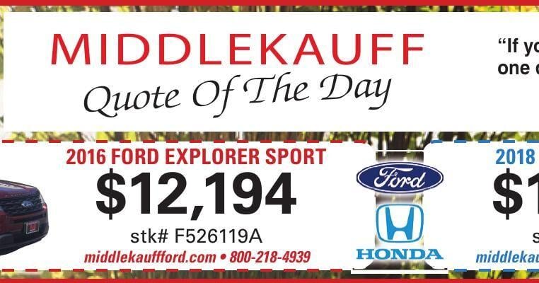 MIDDLEKAUFF AUTO GROUP * - Ad from 2026-05-28